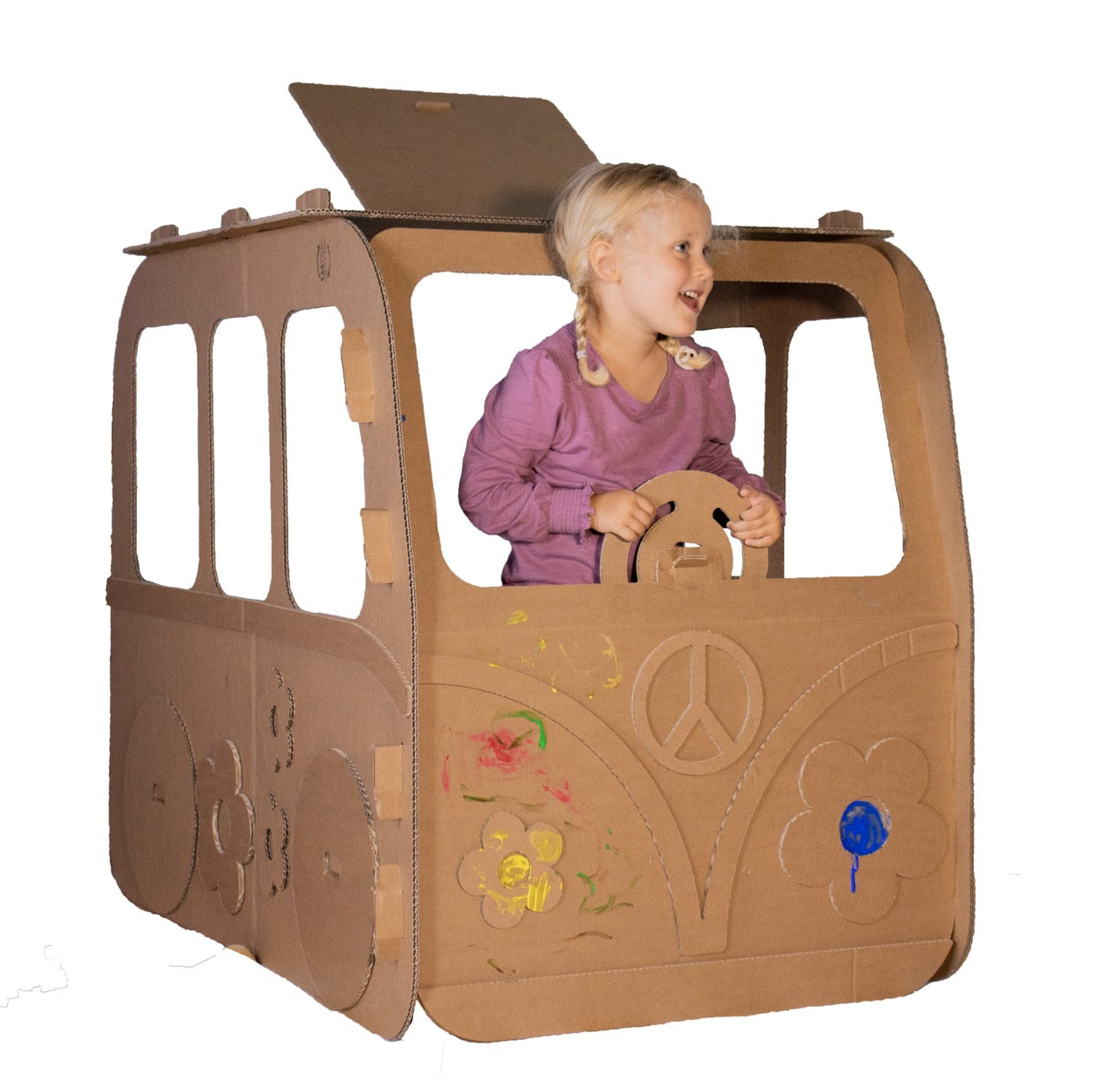 Cardboard Camper | Large Toy Camper Van – Kartent