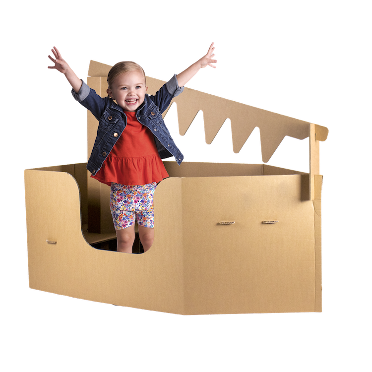 Cardboard Steamboat | Sustainable Sinterklaas Toys – Kartent
