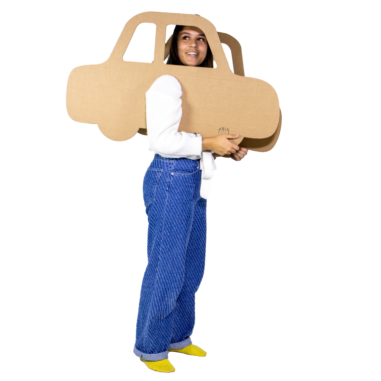 Cardboard Car Fancy Dress Costume | Theme Parties – Kartent