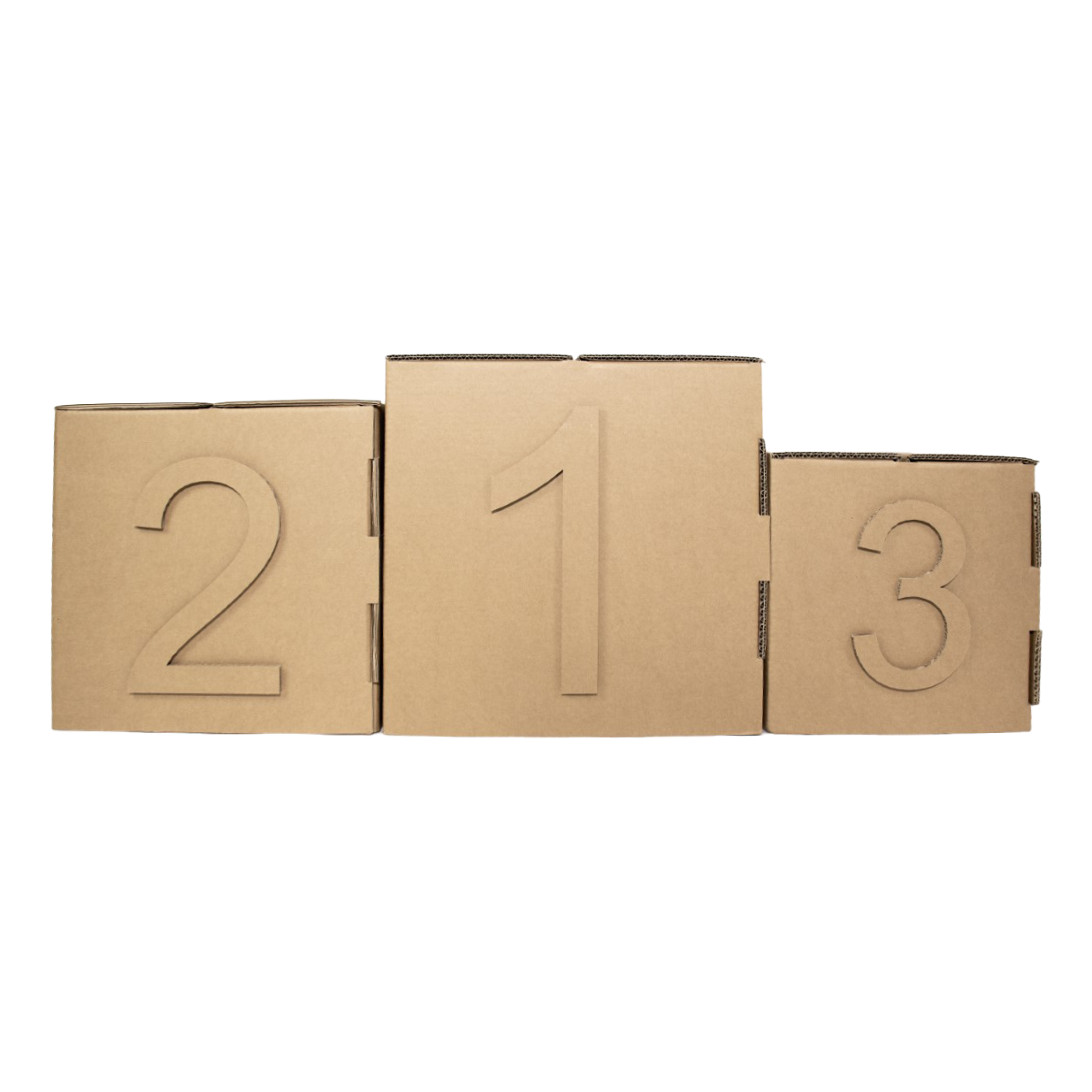 Cardboard Medal Podium – Kartent