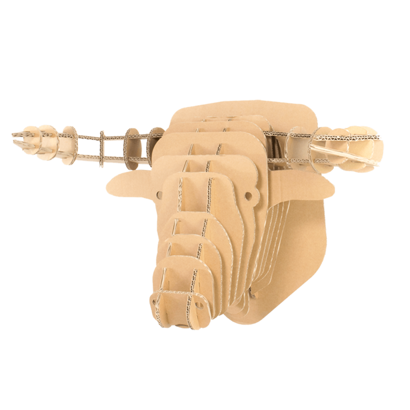 Cardboard Bull Head | Animal Head for the Wall – Kartent