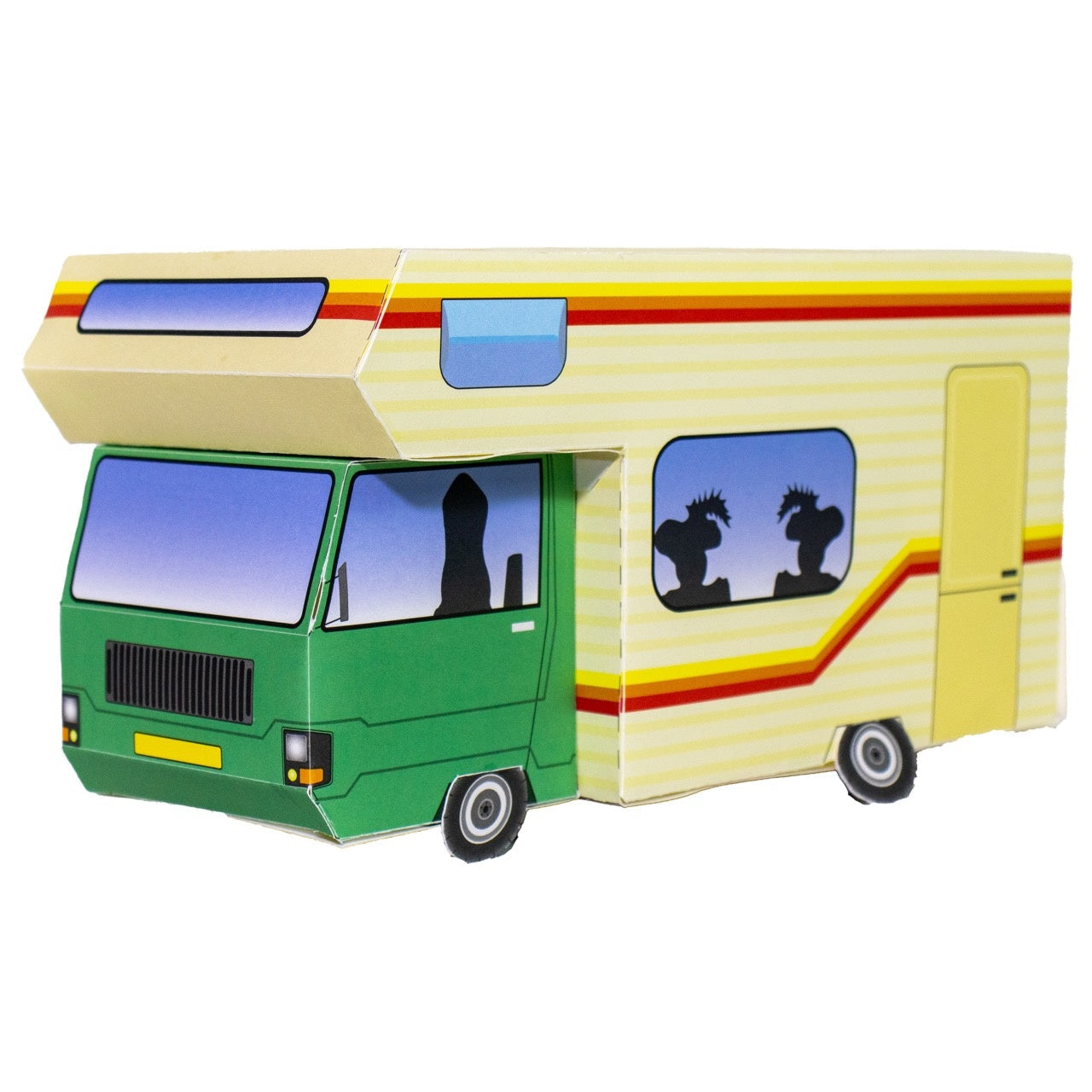 Papieren camper surprise | Alleen nog knippen en plakken – Kartent